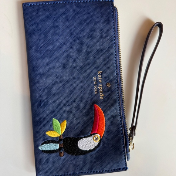 kate spade | Bags | Vintage Kate Spade New York Toucan Bird Sapphire ...